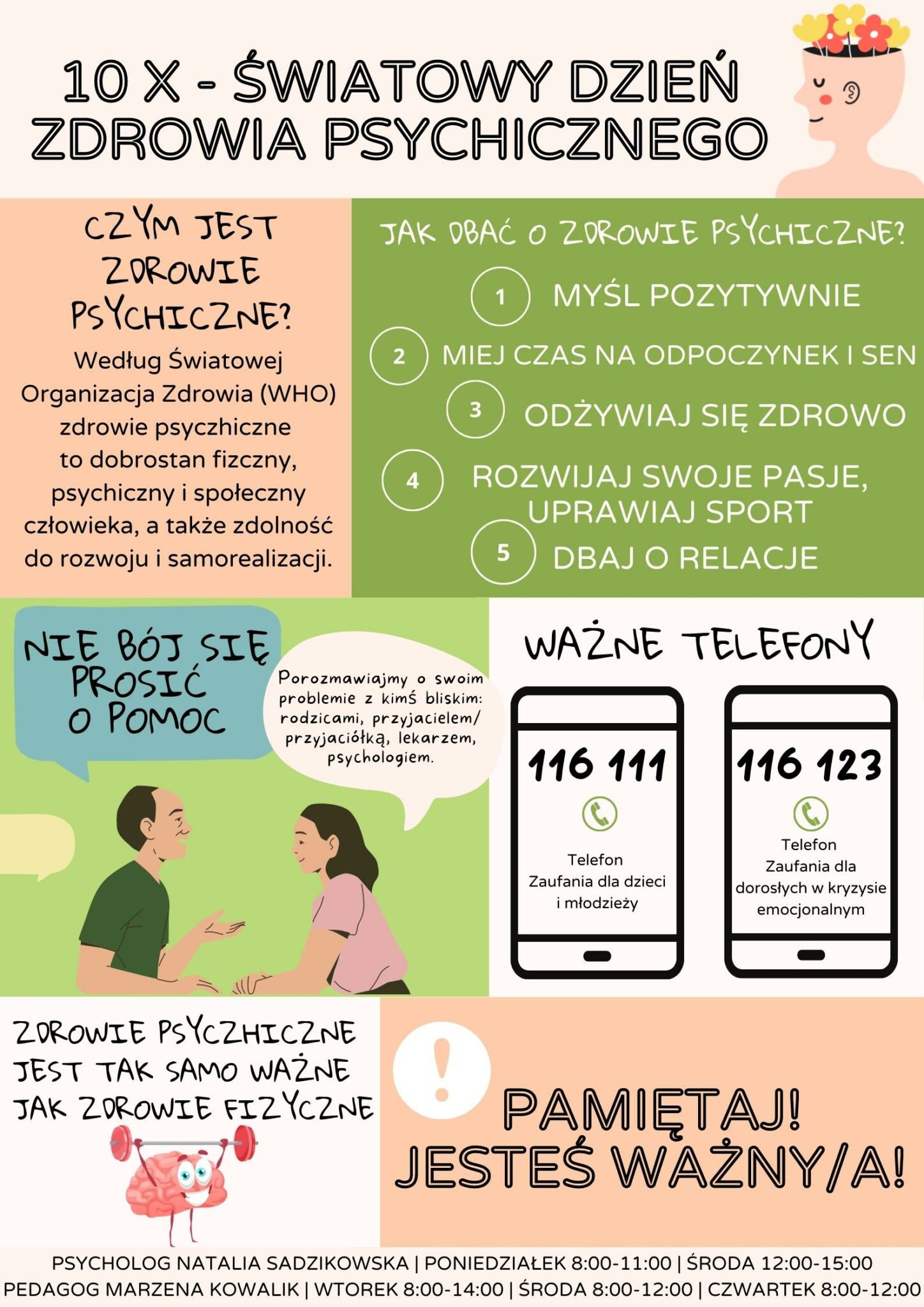 Światowy Dzień Zdrowia Psychicznego – Szkoła Podstawowa im. Ks. J ...